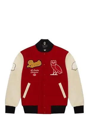 OVO Varsity Jacket - Red