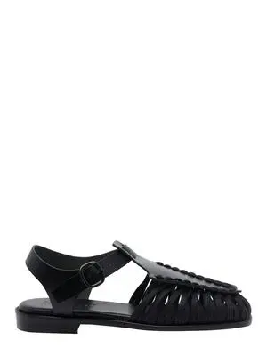 Hereu Strappy Heeled Sandals - Black