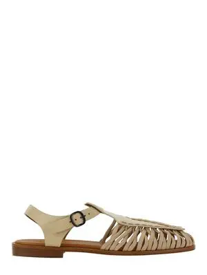 Hereu Strappy Heeled Sandals - Ivory