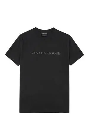 Canada Goose Emersen Logo Cotton T-shirt - Black