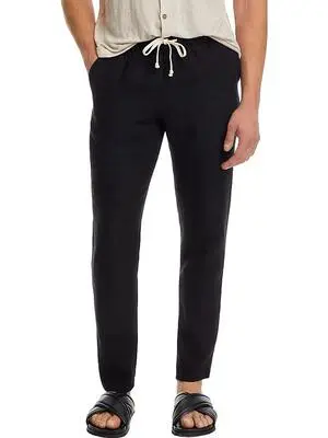 ALEX CRANE Bo Linen Drawstring Pants - Night