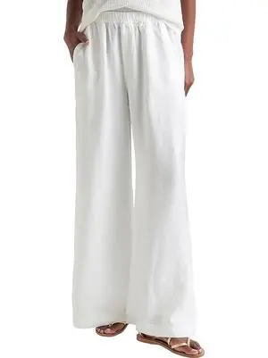 Splendid Angie Palazzo Pants - White