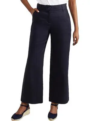 HOBBS LONDON Lynn Wide Leg Pants Navy