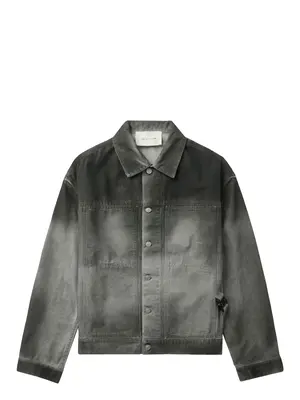 1017 Alyx 9sm Overdyed Canvas Shirt Jacket - Green