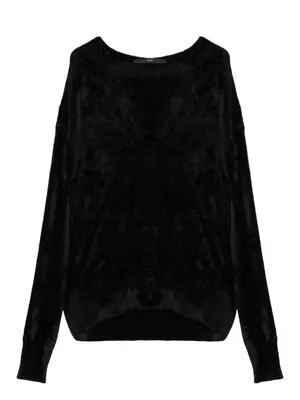 SAPIO Nº 21 Velvet Jumper - Black