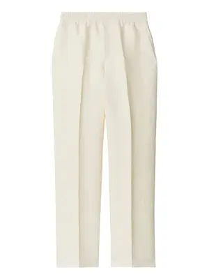 Burberry Tapered-leg Trousers - White