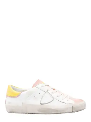 Philippe Model Prsx Leather Sneakers - Pink
