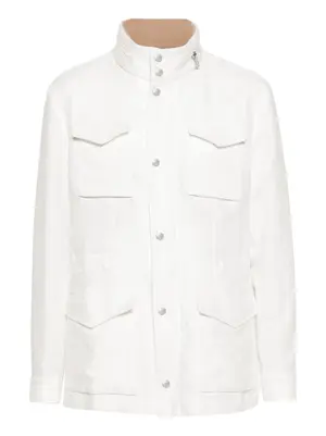 ELEVENTY Eleventy Linen Field Jacket