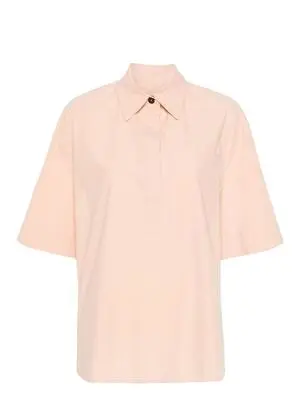 JIL SANDER Tonal Stitching Cotton Shirt