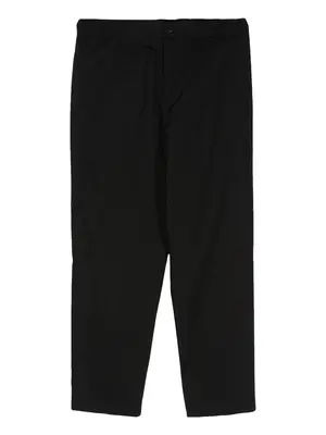 COSTUMEIN Cotton Tapered-leg Trousers - Black