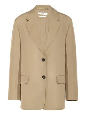 PRADA Prada Single-Breasted Silk Blazer