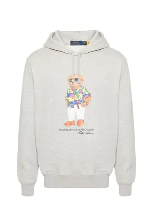 Polo Ralph Lauren Polo Bear-print Hoodie - Grey
