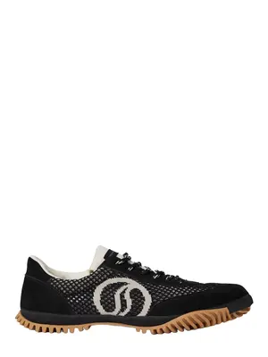 Stella McCartney S-wave Mesh Sneakers - Black