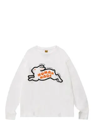 HUMAN MADE Rabbit Long-sleeve T-shirt - White