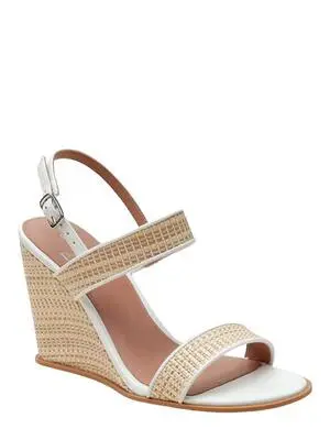 Linea Paolo Linea Paolo Edith Wedge Sandal Natural/eggshell