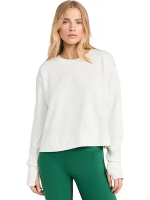 SWEATY BETTY Sweaty Betty After Class Crop Sweater