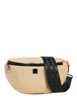 THINK ROYLN Little Runaway Belt Bag - Dune Raffia