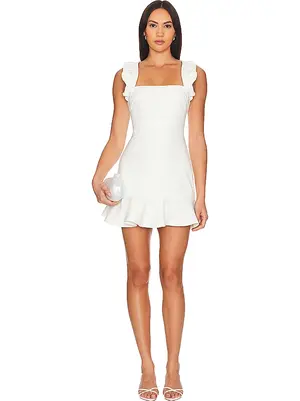 Likely Hara Mini Dress - White