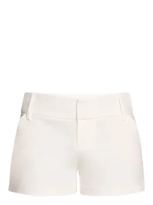 Alice + Olivia Cady Mid-rise Shorts - Off White