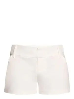 Alice + Olivia Cady Mid-rise Shorts - Off White