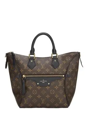 LOUIS VUITTON Monogram Canvas Tournelle - Black