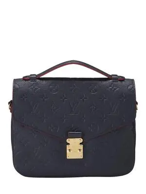 LOUIS VUITTON Monogram Empreinte Pochette Metis - Navy
