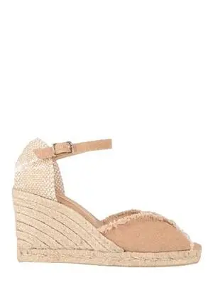 CastaÑer Espadrille Sandals With Rope Wedge - Beige