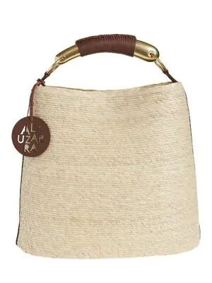Altuzarra Watermill Straw Bucket Tote - Praline/ Beige