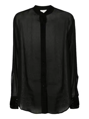 FORTE_FORTE Forte Forte Semi-Sheer Long-Sleeve Shirt