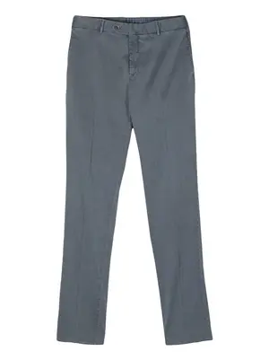 PT TORINO Drawstring-waist Tapered Trousers - Blue