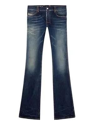 DIESEL® Diesel D-Backler Low-Rise Bootcut Jeans Blue
