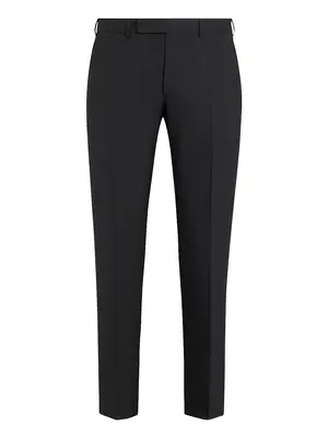 Zegna High Performance Slim Fit Trousers - Black