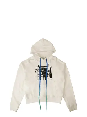 Off-White Hooded Sweatshirt - White
