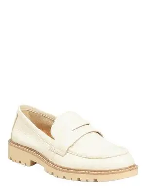 COMFORTIVA Lug Sole Loafer - Cream