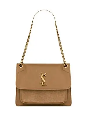 Saint Laurent Medium Niki Shoulder Bag - Beige