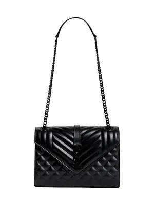 Saint Laurent Medium Envelope Shoulder Bag - Black