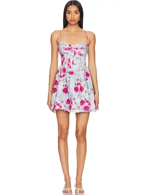 Bardot Elsie Corset Mini Dress - Garden Floral