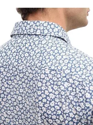 Rodd & Gunn Men & Apos;s Bolton Street Floral-print Short-sleeve Shirt True Navy