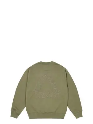 PALACE Outline P3 Crew - Olive