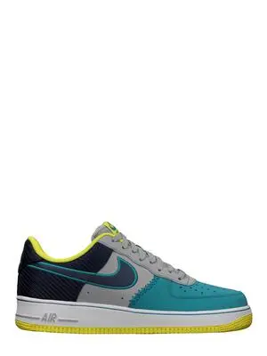 Nike Air Force 1 Low Sneakers Wolf Grey/midnight Navy Blue/tropical Teal