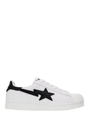 A BATHING APE Skull Sta #2in Sneakers - White/black