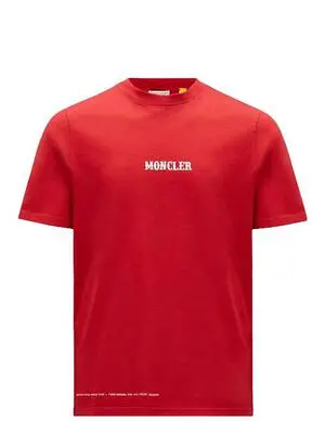Moncler Hiroshi Fujiwara X Fragment Circus Motif T-shirt - Red