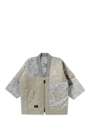 BAPE X Alpha Industries Reversible Kimono Jacket - Olivedrab Green