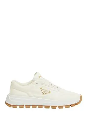 Prada Leather Runner Sneakers - Avorio