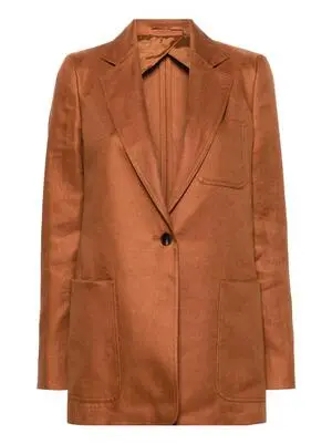 Max Mara Boemia Single-breasted Blazer - Brown