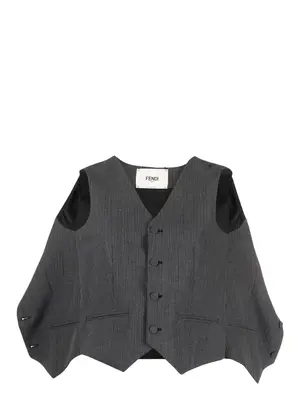 FENDI FENDI Pinstripe Wool Waistcoat