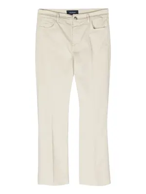 Sportmax Nilly Mid-rise Cropped Jeans - Neutrals
