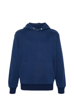 Zegna Drop-shoulder Jersey Hoodie - Blue