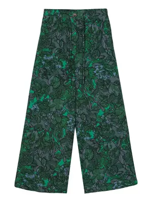 PIERRE-LOUIS MASCIA Adanastr Wide-leg Trousers - Green
