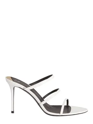 GIUSEPPE ZANOTTI 90mm Almiha Sandals - White